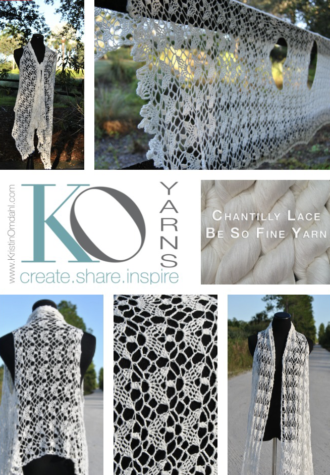 lace weight yarn crochet patterns free Vest Pattern | Kristin Omdahl