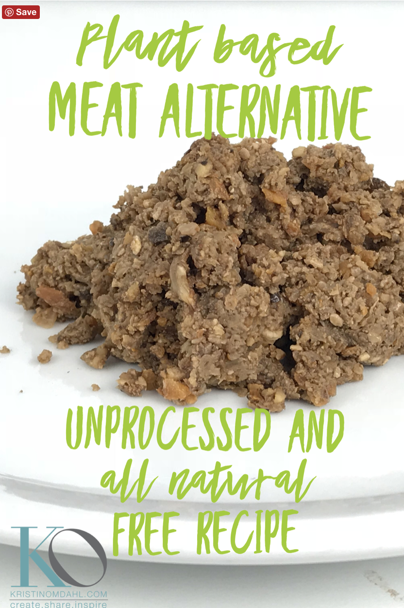 How to Make Plant-Based, Unprocessed Meat Alternative from Scratch Free ...