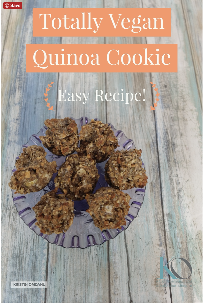 Totally Plant Based Quinoa Breakfast Cookies Free Recipe | Kristin Omdahl