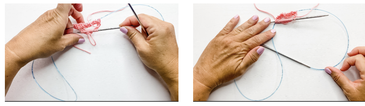 Beginner's Guide to Knitting in the Round with the Magic Loop Technique ...