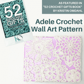 Adele Wall Art Crochet Pattern | Crochet Patterns for Sale