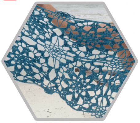 Doreen Crochet Motif Shawl Pattern | Crochet Patterns for Sale