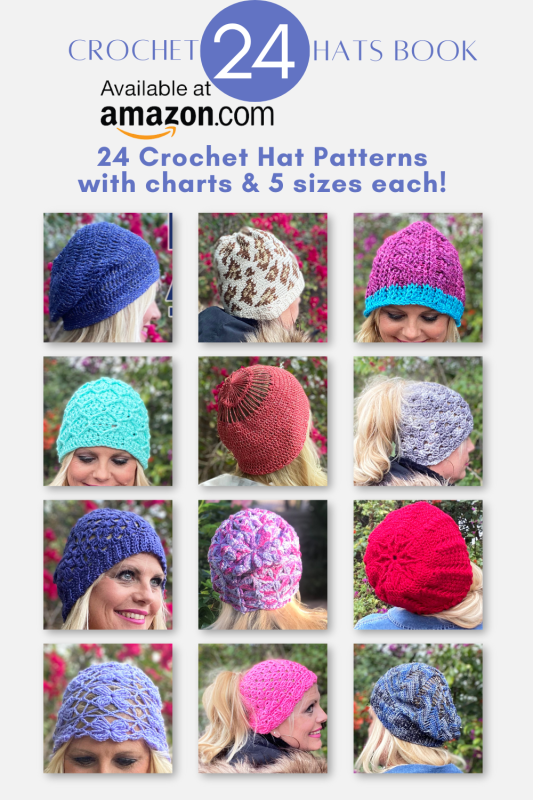 Crochet Hat Book Patterns for Women Men Children and Babies Inclusive