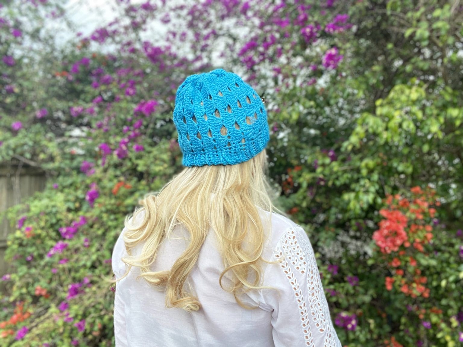 Alexa Lace Tunisian Crochet Hat Pattern | Kristin Omdahl