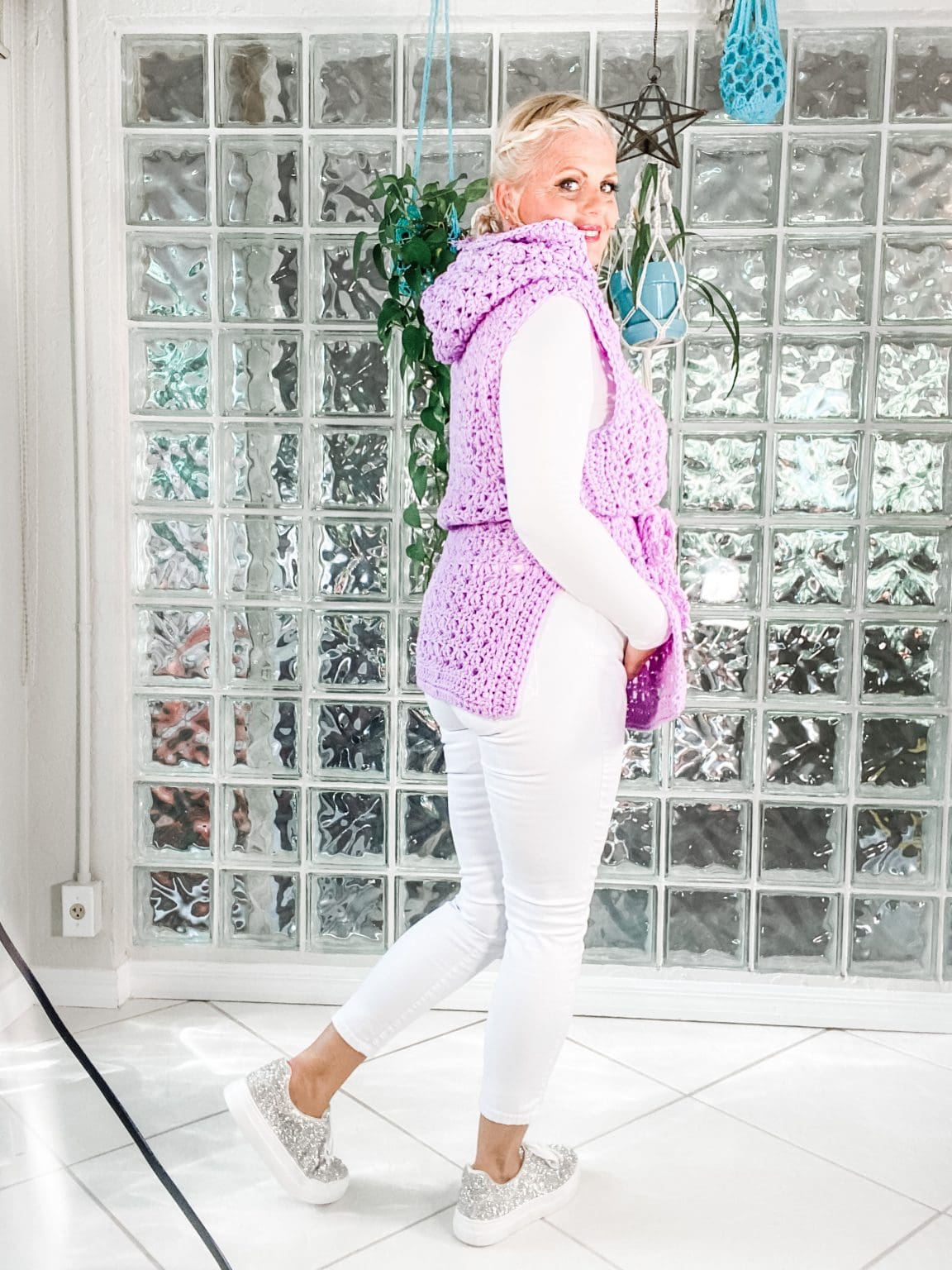 Elsa Hooded Belted Tunic Crochet Pattern | Kristin Omdahl