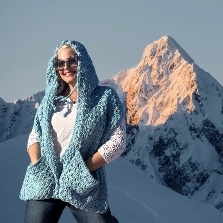 Bailey Hooded Pocket Scarf Crochet Pattern | Kristin Omdahl
