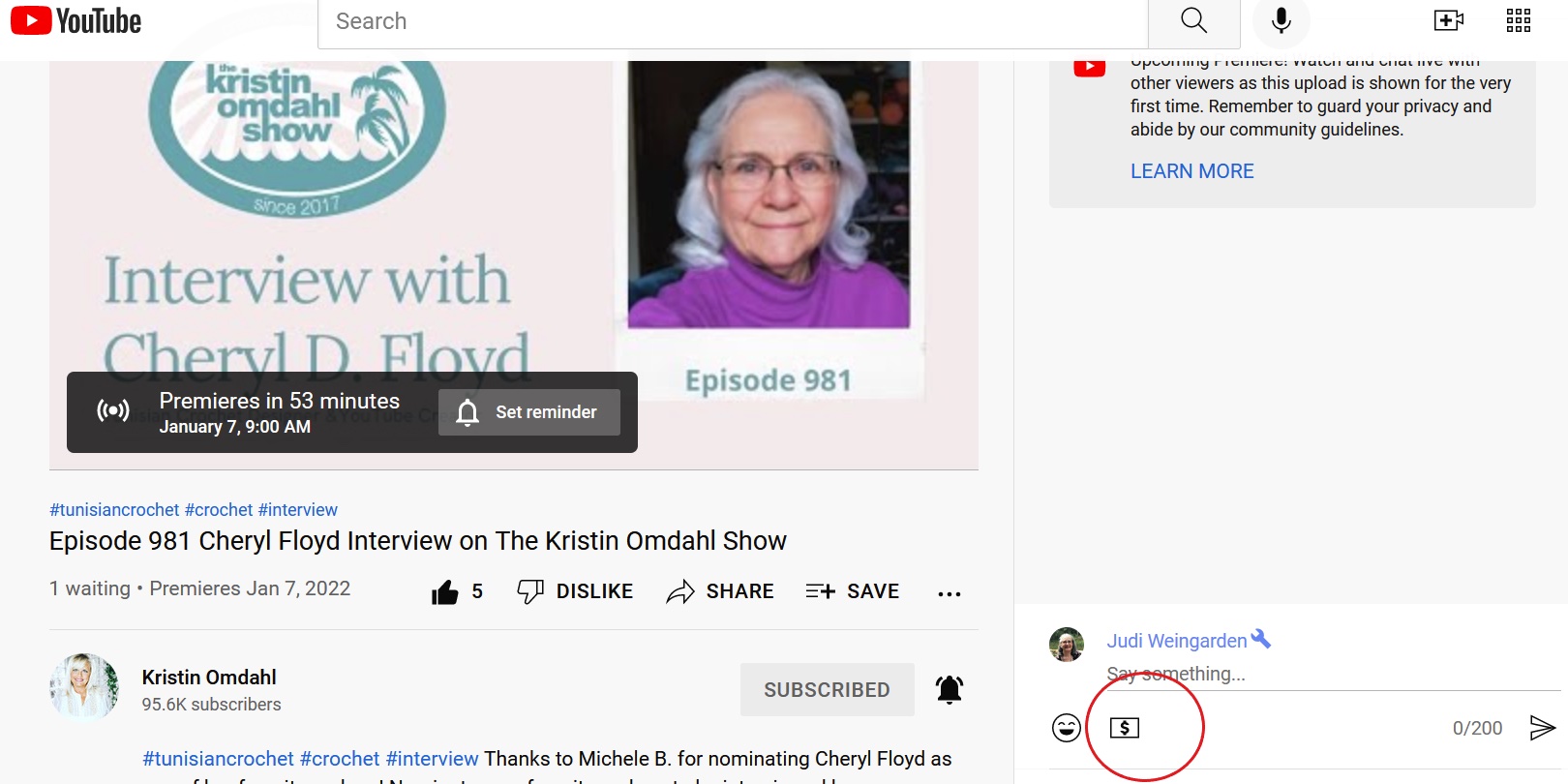 What is a YouTube Super Chat? | Kristin Omdahl