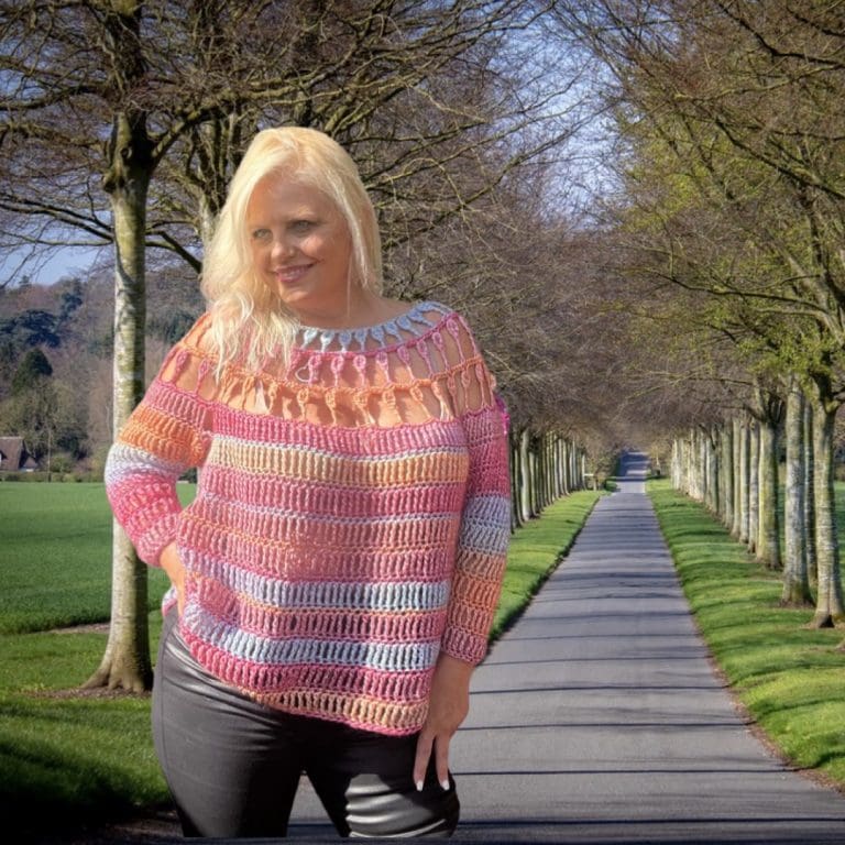 Lucy Crochet Pullover Pattern | Kristin Omdahl