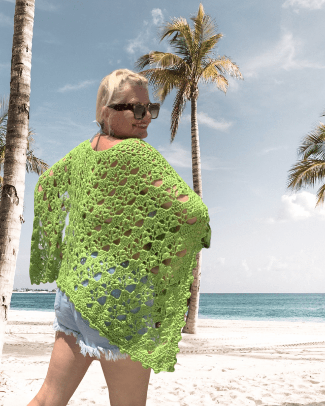 Isobella Crochet Poncho or Shawl Pattern | Kristin Omdahl
