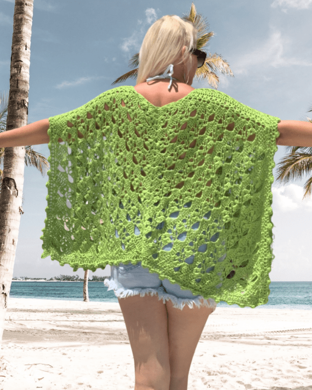 Isobella Crochet Poncho or Shawl Pattern | Kristin Omdahl