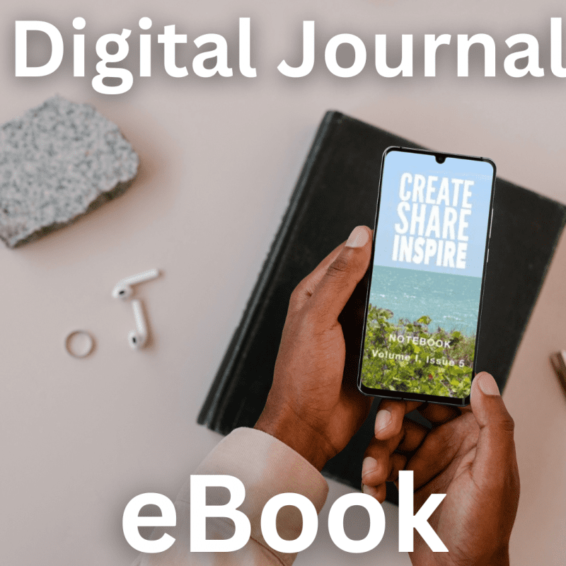 Writing Journal Notebook | Create Share Inspire | Kristin Omdahl
