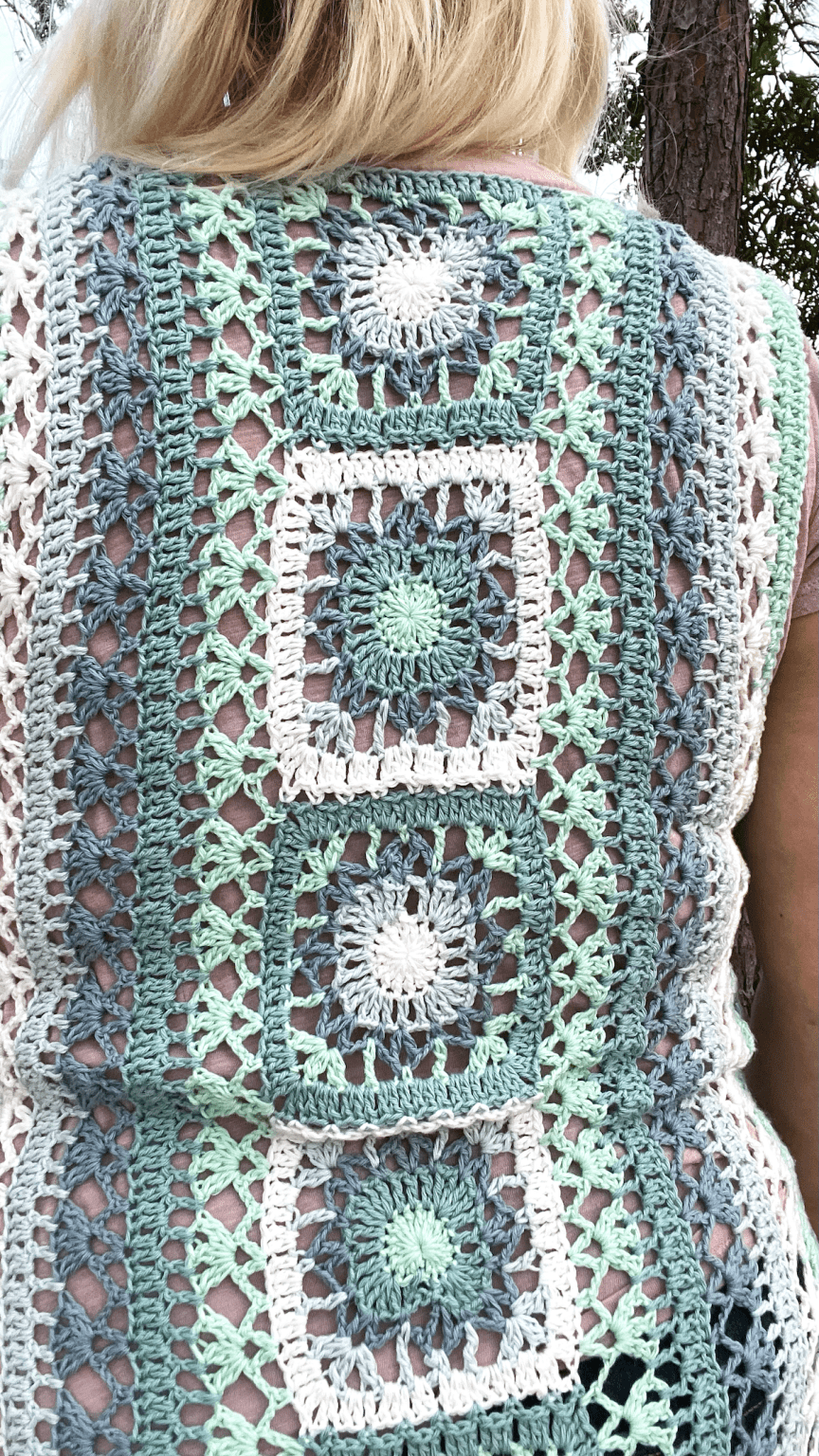 Gigi Duster Vest Crochet Pattern | Kristin Omdahl