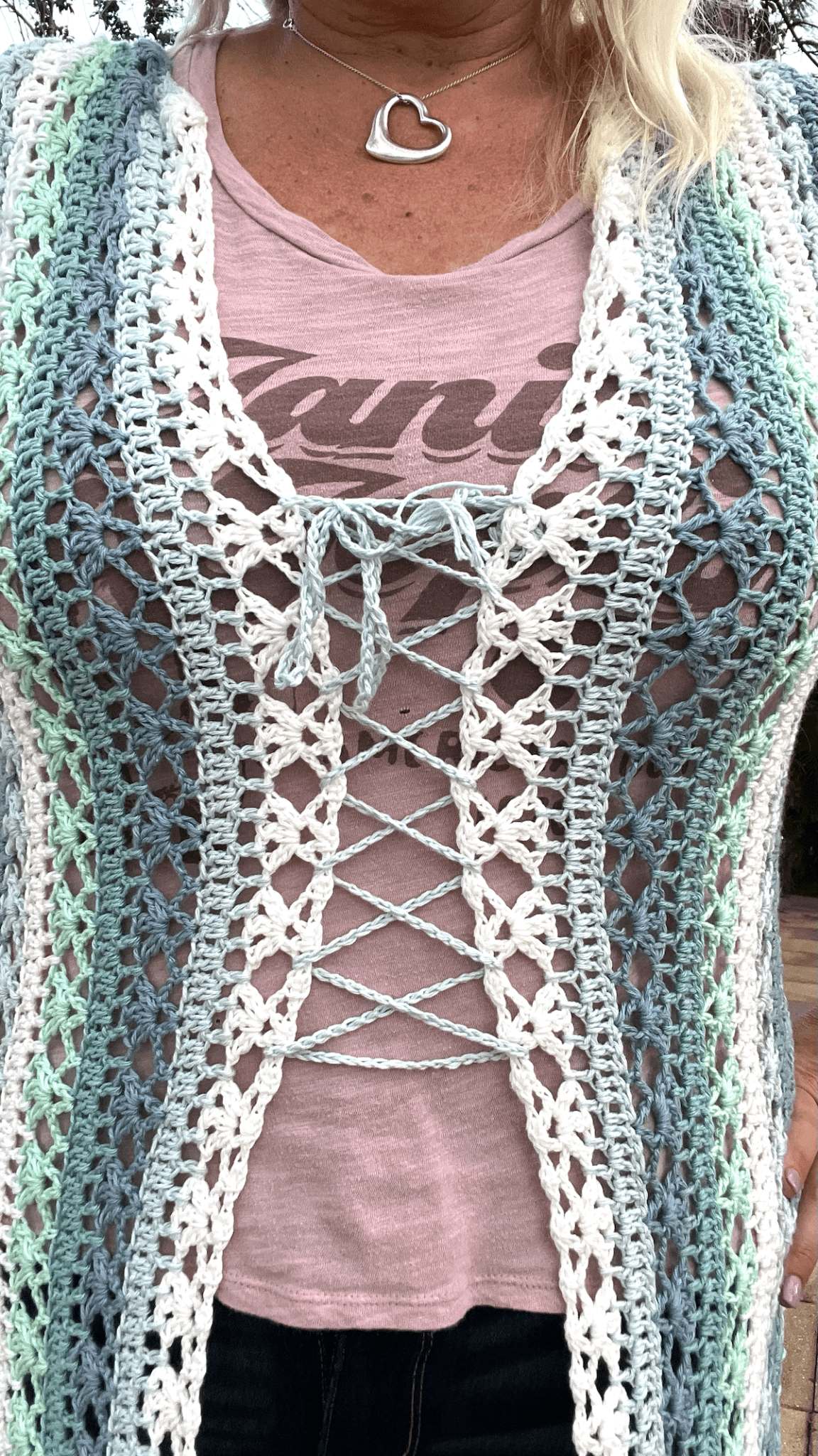 Gigi Duster Vest Crochet Pattern | Kristin Omdahl