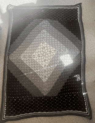 Marlon Modular Crochet Afghan Blanket Pattern | Kristin Omdahl