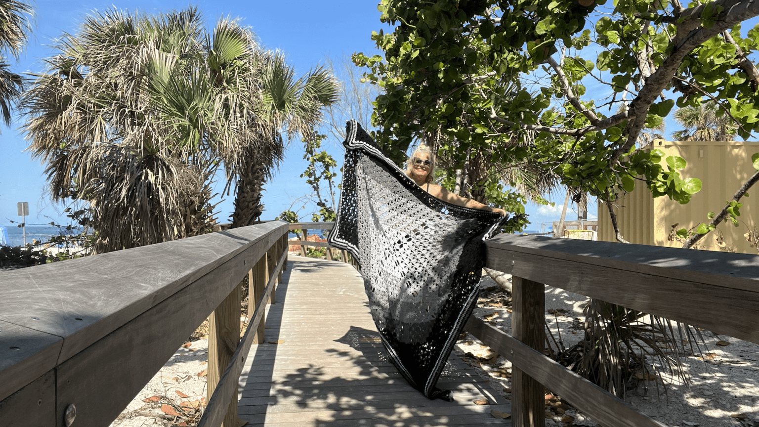 Marlon Modular Crochet Afghan Blanket Pattern | Kristin Omdahl