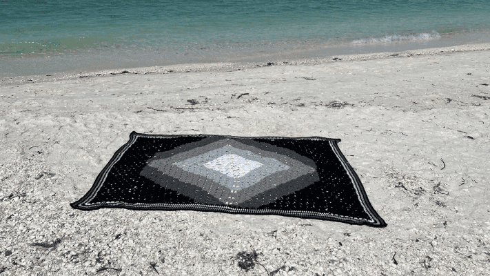 Marlon Modular Crochet Afghan Blanket Pattern | Kristin Omdahl