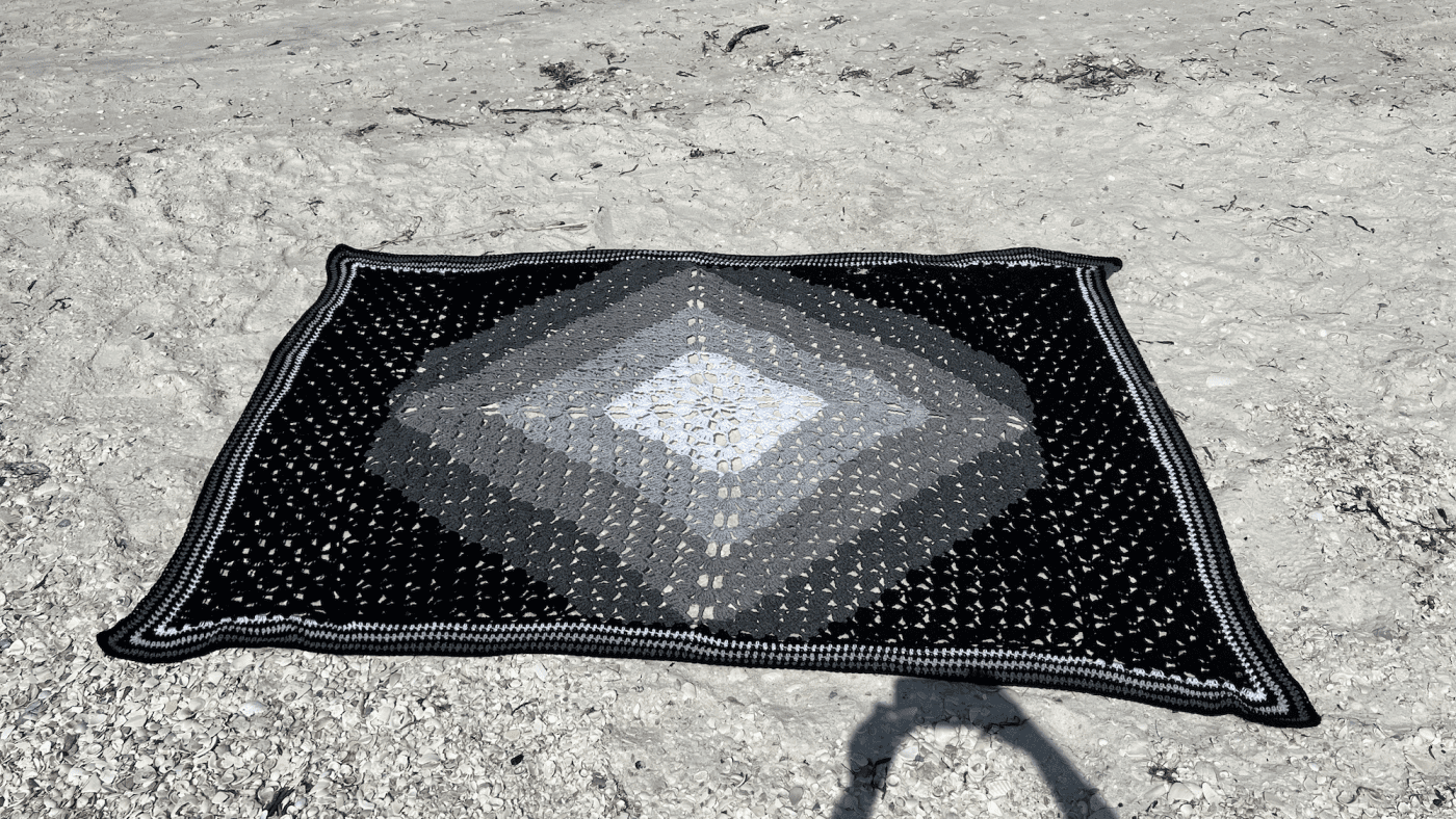 Marlon Modular Crochet Afghan Blanket Pattern | Kristin Omdahl