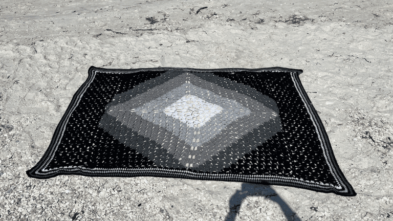 Marlon Modular Crochet Afghan Blanket Pattern | Kristin Omdahl