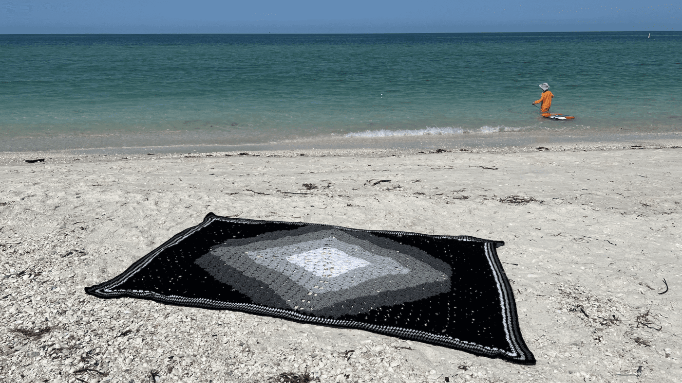 Marlon Modular Crochet Afghan Blanket Pattern | Kristin Omdahl