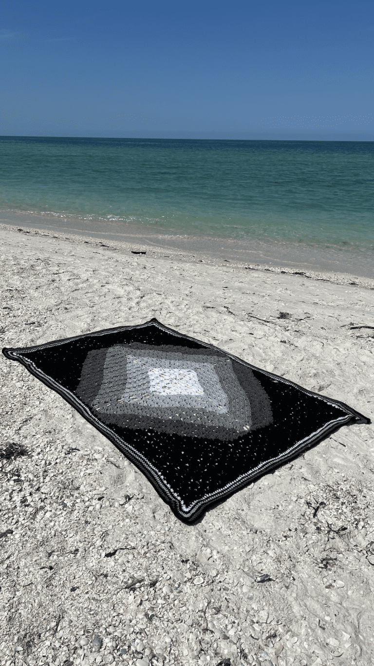 Marlon Modular Crochet Afghan Blanket Pattern | Kristin Omdahl