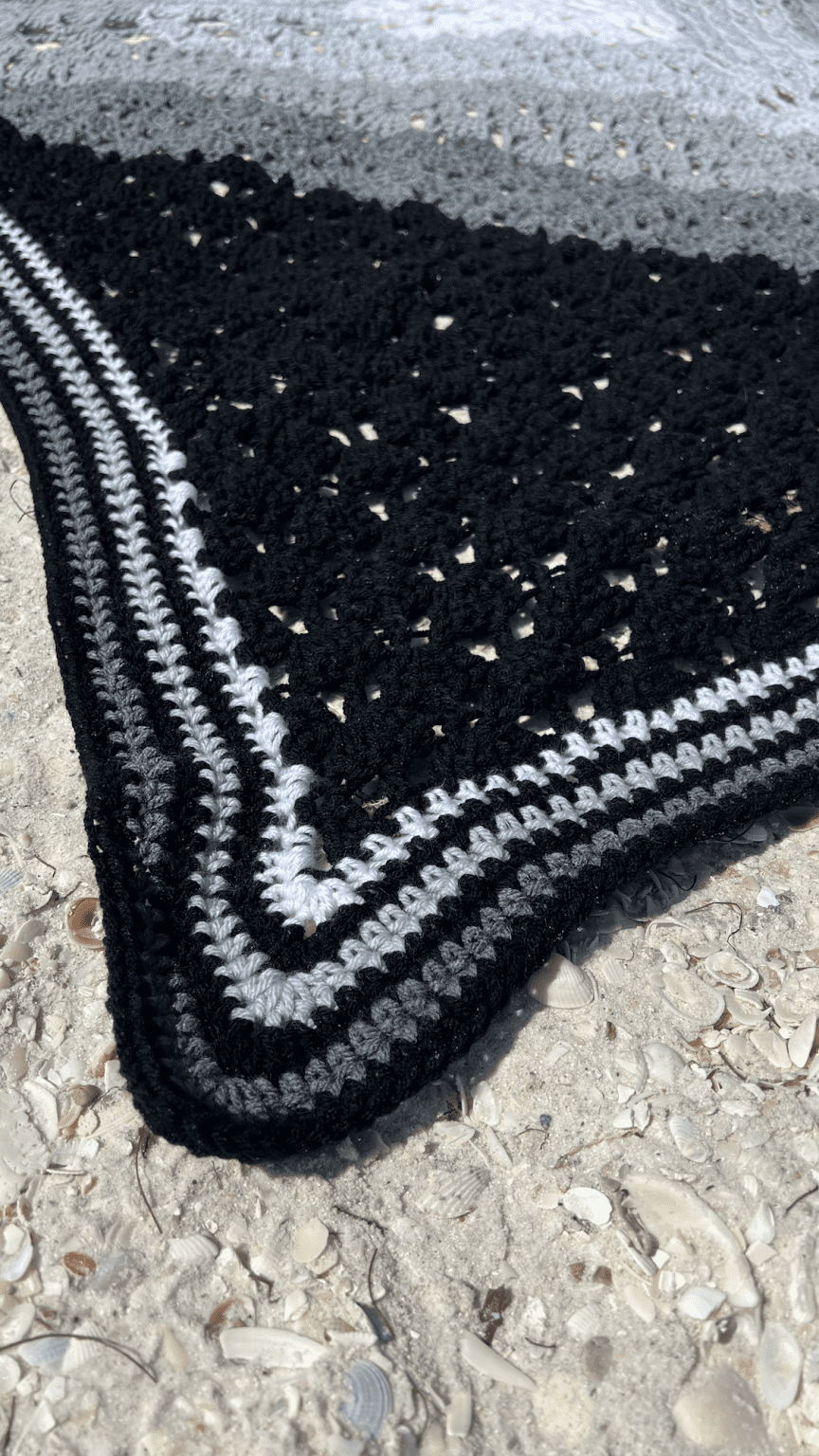 Marlon Modular Crochet Afghan Blanket Pattern | Kristin Omdahl