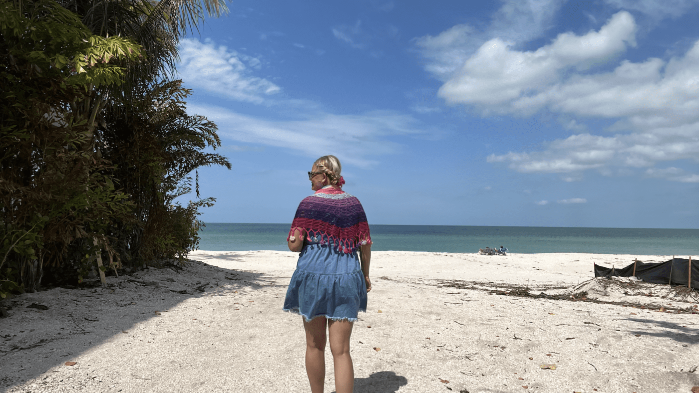 Sprout Crochet Chain Shawl Pattern | Kristin Omdahl