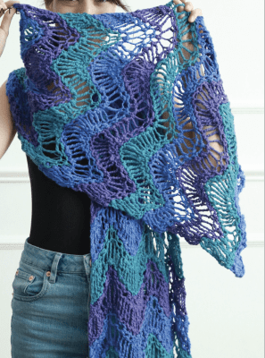 Skye Knit Wrap Shawl Pattern | Kristin Omdahl