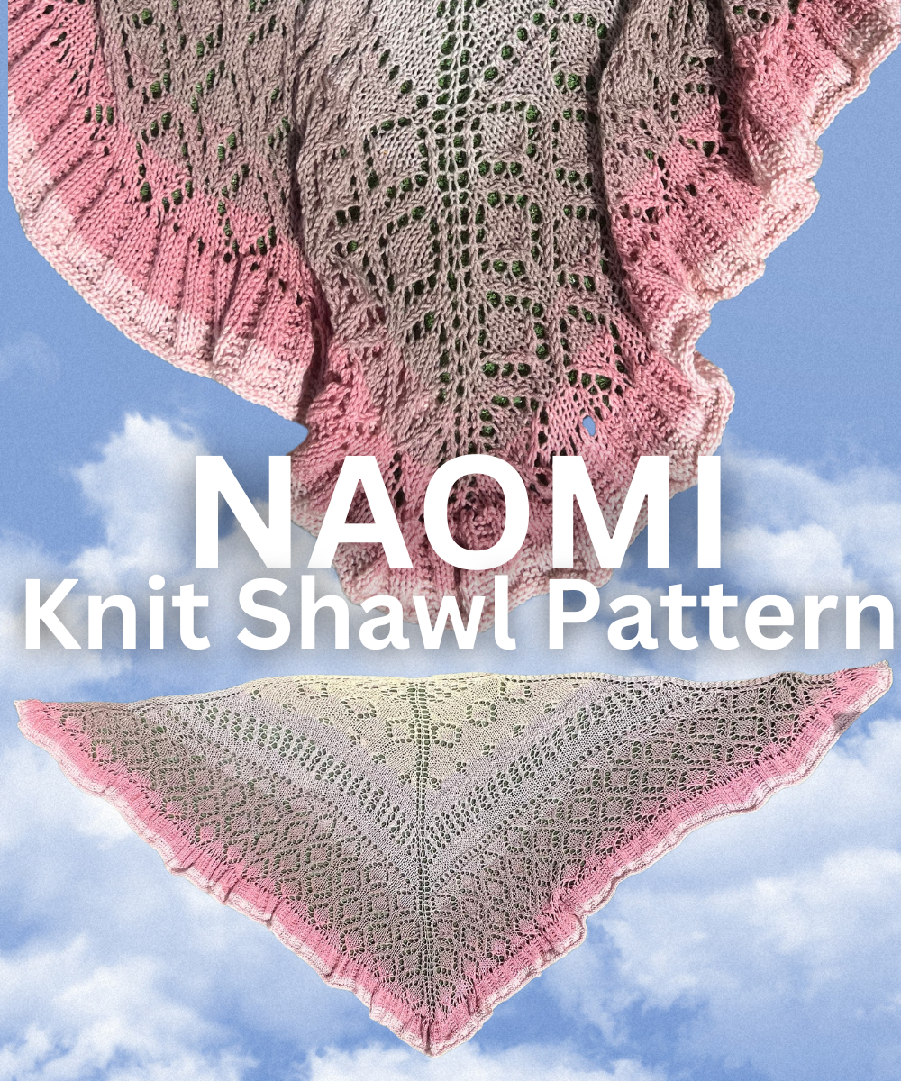 Naomi Knit Sampler Shawl Pattern | Kristin Omdahl
