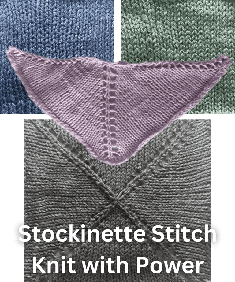 Willow Stitch Knitting Tutorial Knit with Power | Kristin Omdahl
