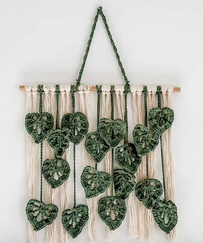 Falling Leaves Crochet Wall Art Pattern Kristin Omdahl
