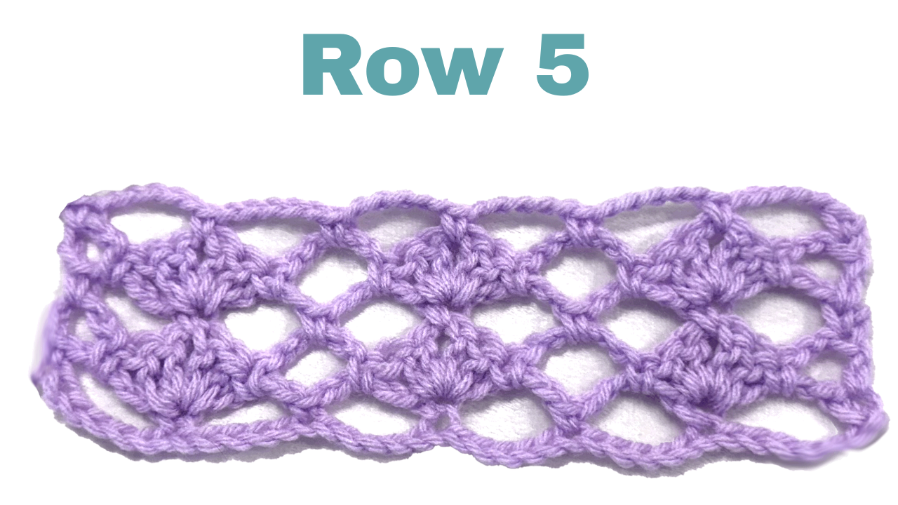 Mesh & Shell Crochet Stitch Pattern | Kristin Omdahl