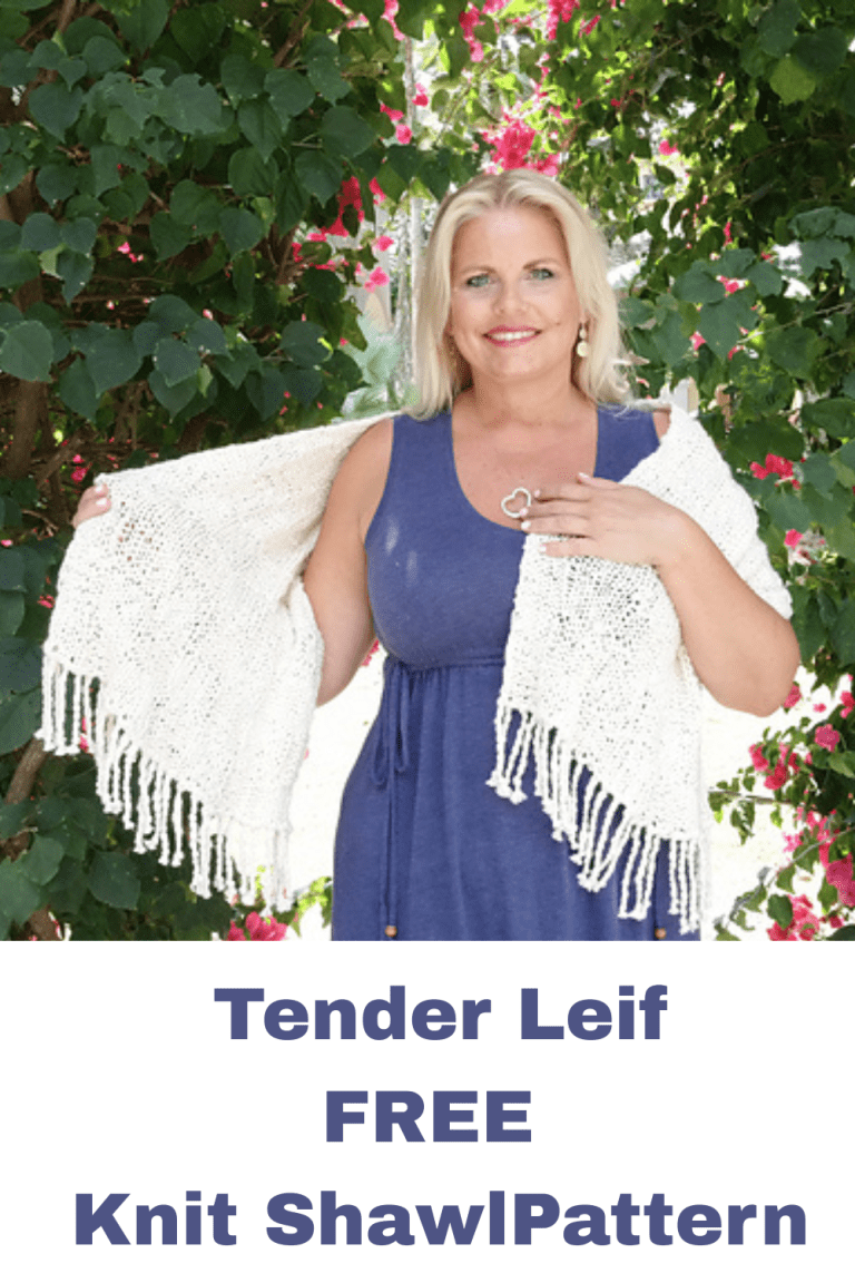 Tender Lief Shawl Free Knitting Pattern | Kristin Omdahl