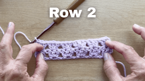 Free Crochet Pattern – Easy 1-Row Repeat Stitch (Multiple of 3 + 1 ...