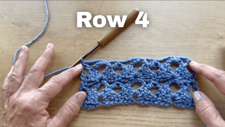 Easy Crochet 2 Row Repeat Stitch for Blankets | Kristin Omdahl