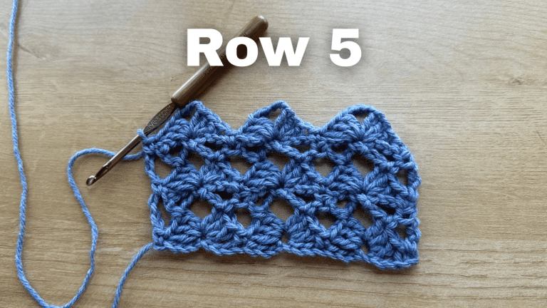 Easy Crochet 2 Row Repeat Stitch for Blankets | Kristin Omdahl