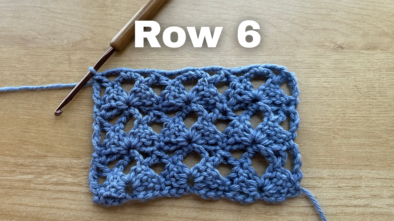 Easy Crochet 2 Row Repeat Stitch for Blankets | Kristin Omdahl